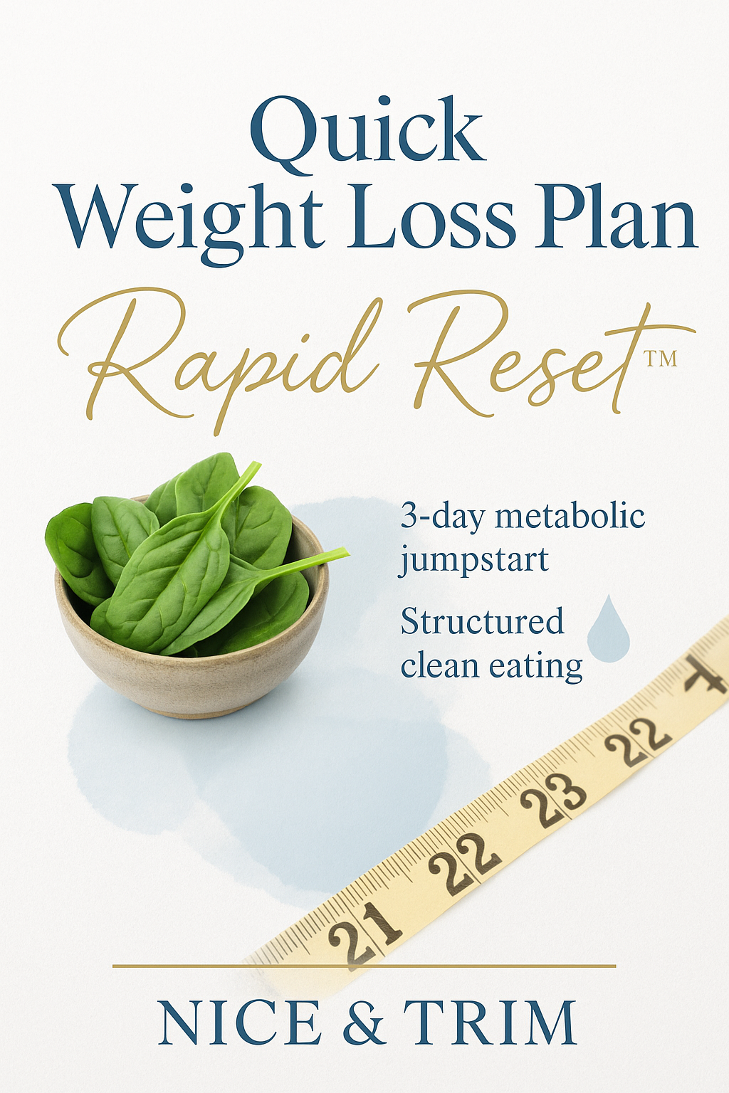 Rapid Reset Plan - Nice and Trim